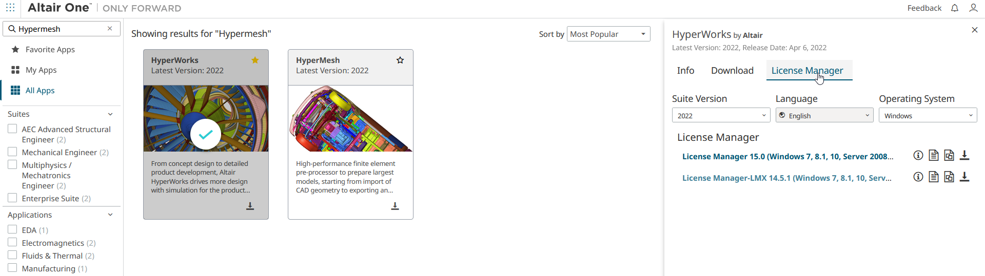 Altair HyperWorks Hardware and system requirements - Altair Support
