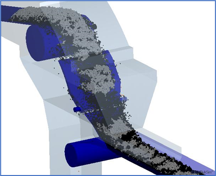 How to optimise Transfer Chutes design with the Discrete Element Method ...