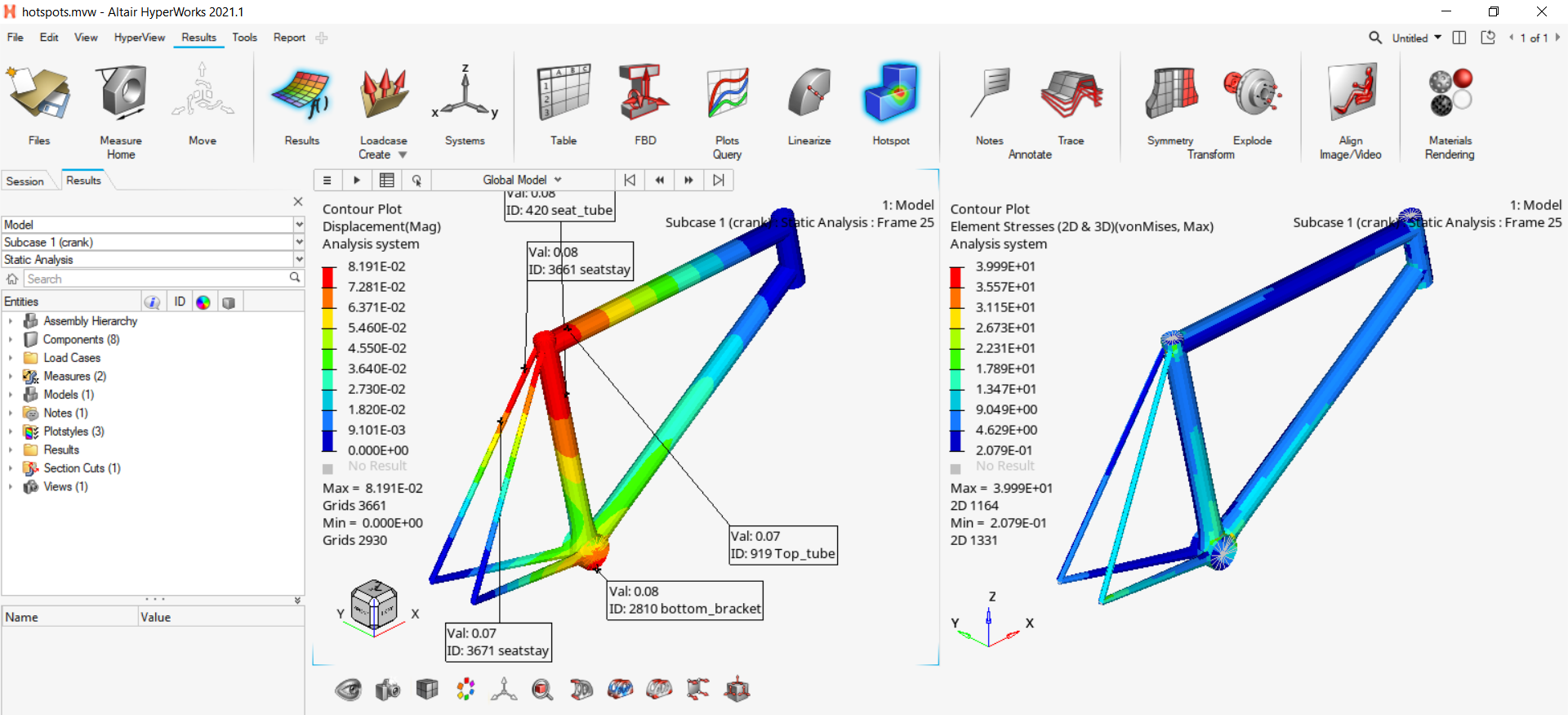 Extracting Automatically HyperView Hotspot Results in HyperStudy - Altair Community