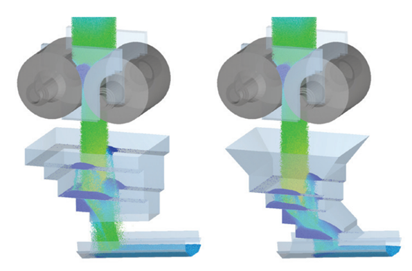 How to optimise Transfer Chutes design with the Discrete Element Method ...